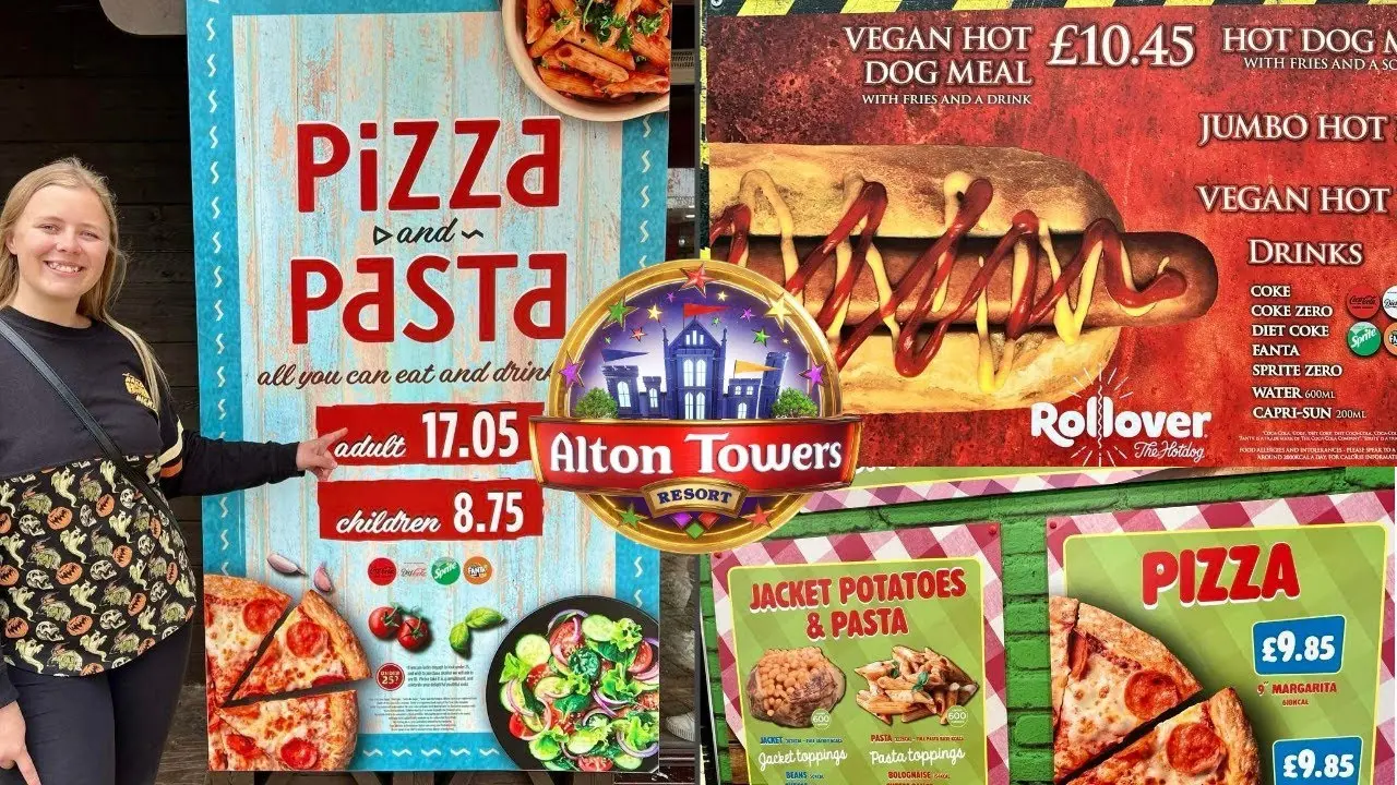 Alton Towers Food Prices Locations Updated 2025