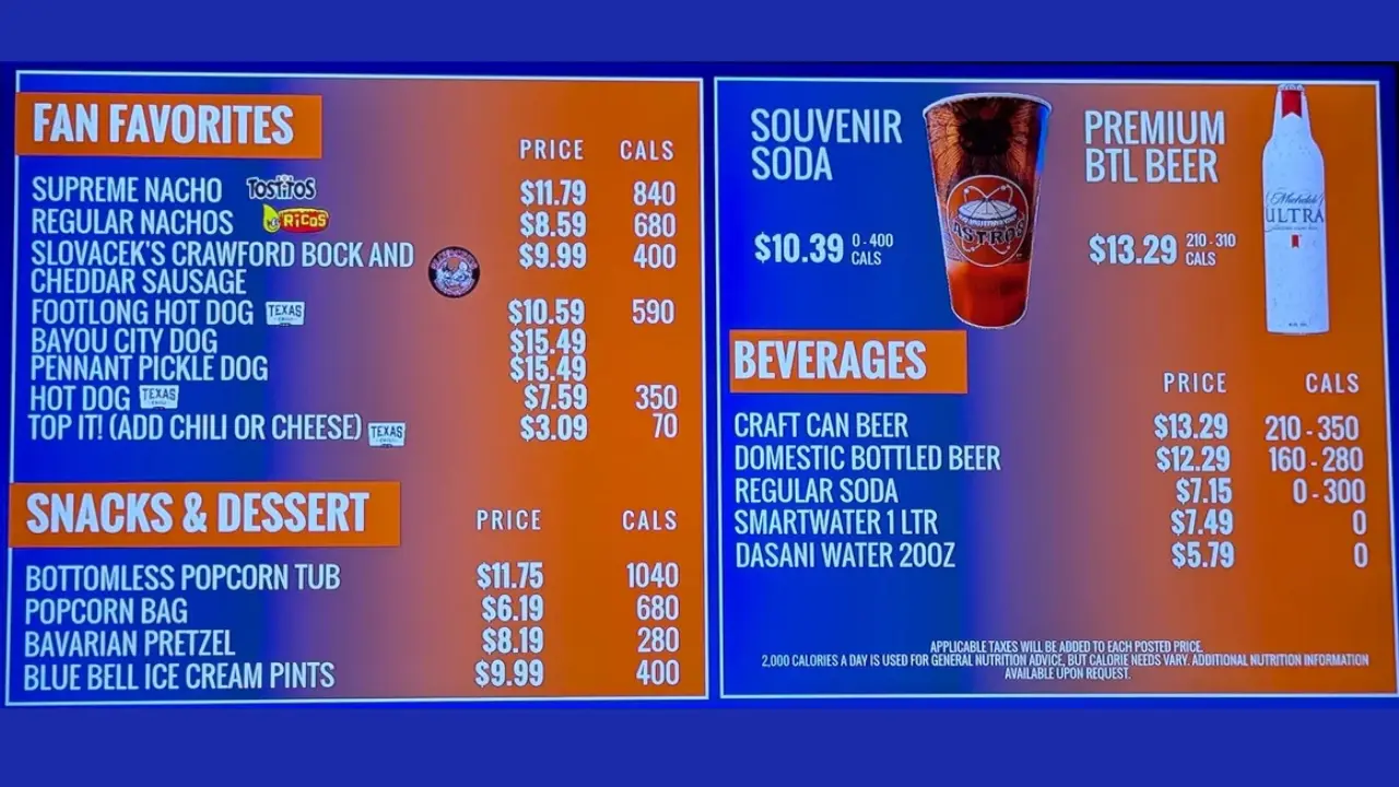 Amex Stadium Food and Drink Prices Locations Updated 2025