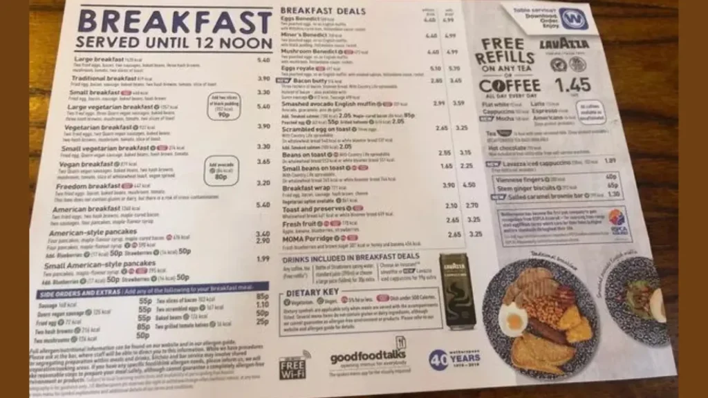 Wetherspoons Breakfast Times Menu Price Location Updated 2025