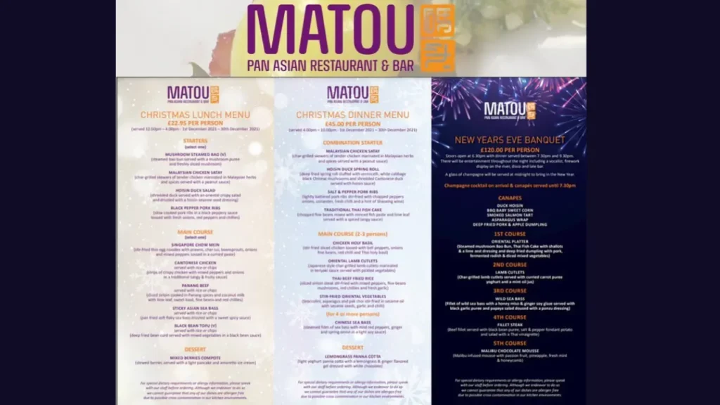 Matou Pan Asian Restaurant Menu Price Locations Updated 2025
