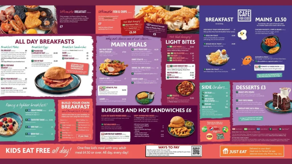 Morrisons Cafe Menu 2025 Price Locations Updated