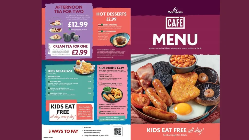 Morrisons Cafe Menu Price Locations Updated 2025
